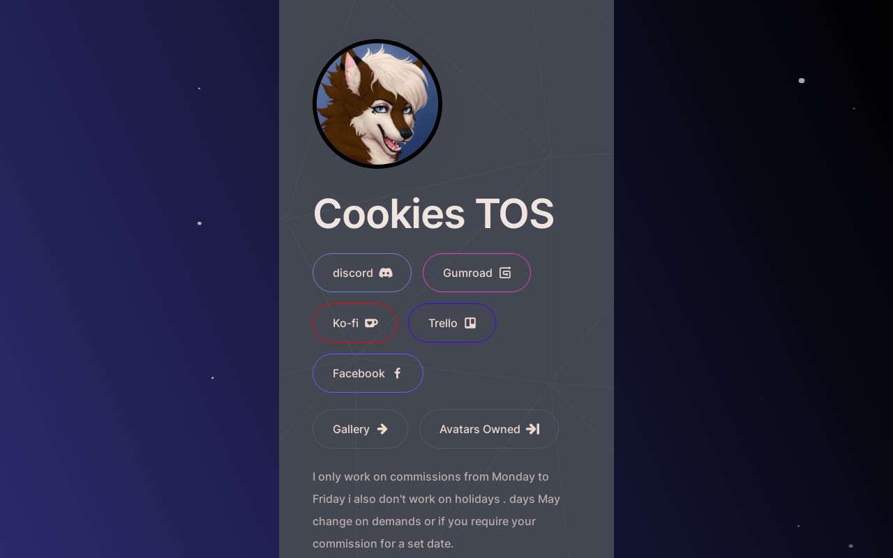 Cookies Commissions